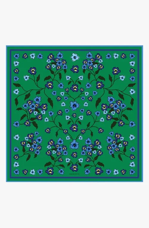 JESSIE ZHAO NEW YORK Emerald Echo Double Sided Silk Scarf
