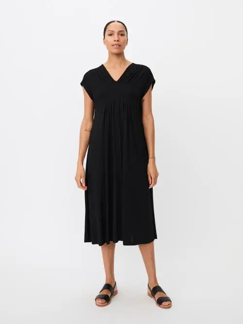 MASAI COPENHAGEN V-neck Midi Dress - Black