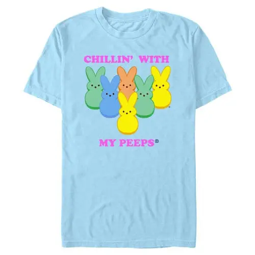 PEEPS Chilling With My Friends Short Sleeve Graphic T-shirt