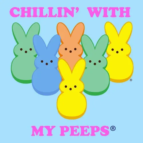PEEPS Chilling With My Friends Short Sleeve Graphic T-shirt