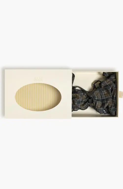 ODDLI Plaid Bralette