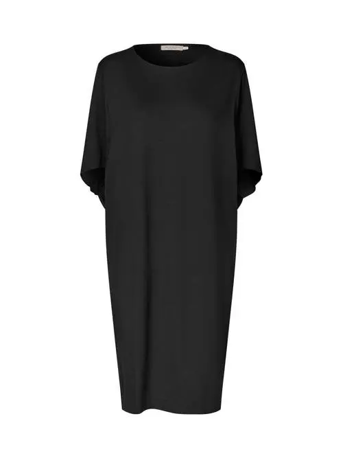 MASAI COPENHAGEN Manattie Round Neck Draped Jersey Dress