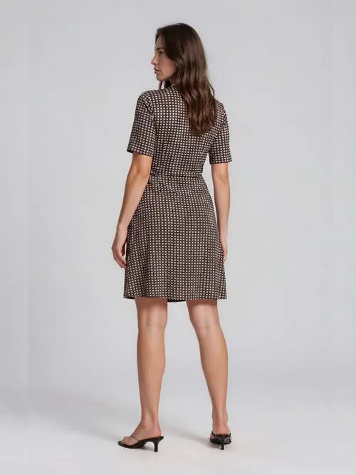 MASAI COPENHAGEN Magavros V-neck Printed Wrap Dress