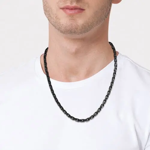 Lucky Brand Stainless Link 22 Chain Necklace