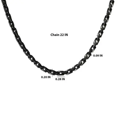 Lucky Brand Stainless Link 22 Chain Necklace