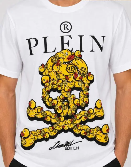 Philipp Plein T-shirt Round Neck Ss Skull