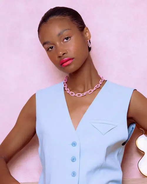 EMMA PILLS The Original Enamel Chain Necklace