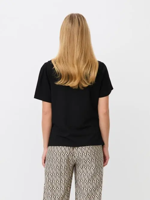 MASAI COPENHAGEN V-neck Draped T-shirt
