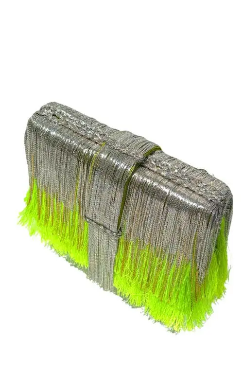 SIMITRI Tassel Ombre Clutch