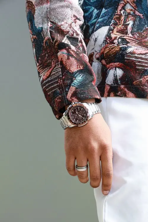 PEUGEOT Chronograph Watch With Calendar