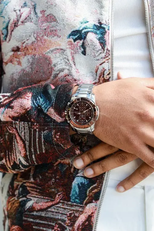 PEUGEOT Chronograph Watch With Calendar
