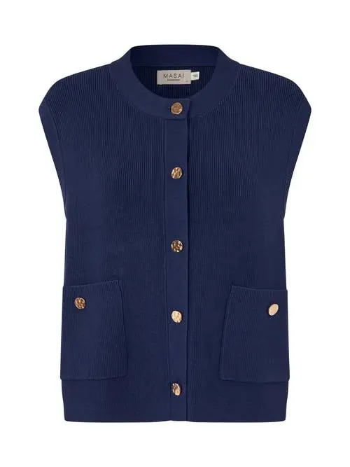MASAI COPENHAGEN Malossan Button-front Knit Vest
