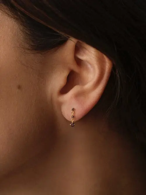 PERACAS Soho Ii Drop Earrings - Mocha