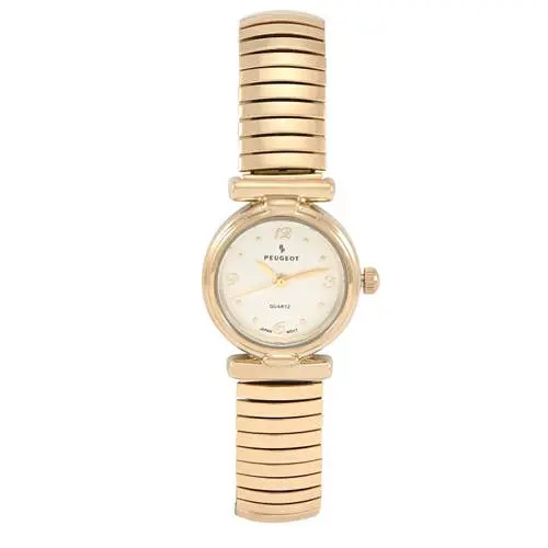 PEUGEOT Easy-read Expansion Stretch Watch 25mm - Gold