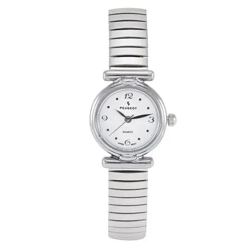 PEUGEOT Easy-read Expansion Stretch Watch 25mm - Silver