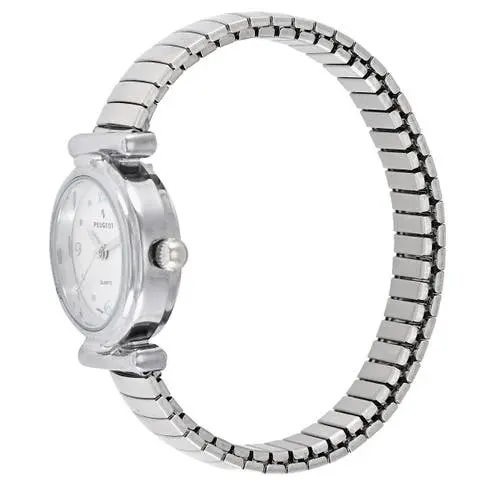 PEUGEOT Easy-read Expansion Stretch Watch 25mm - Silver