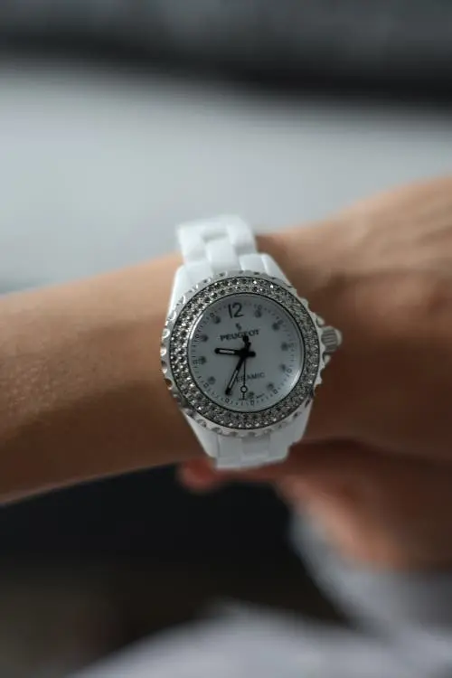 PEUGEOT Ceramic Crystal Bezel Watch