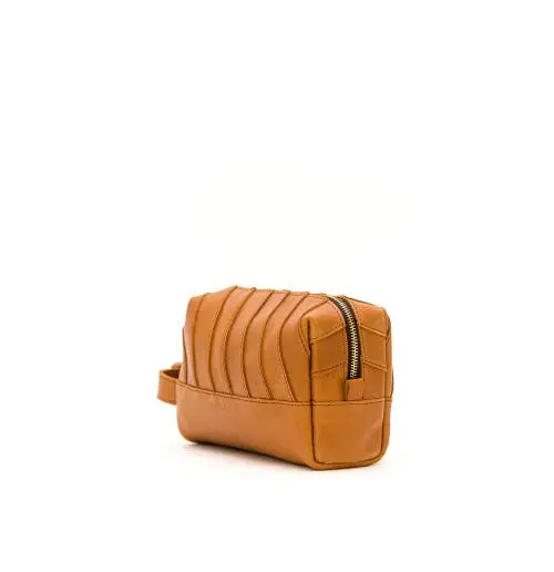RAVEN + LILY Bonnell Dopp Kit - Cuoio