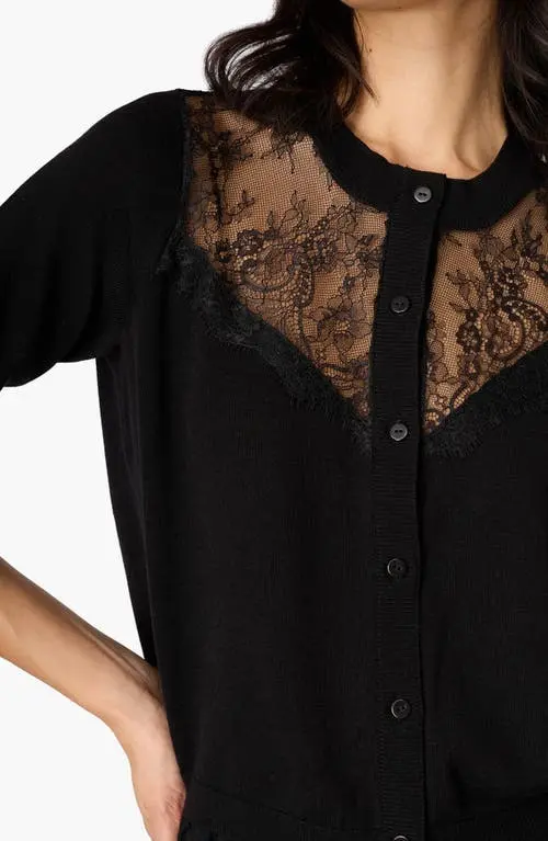 Cami Nyc Harleth Lace Panel Cardigan