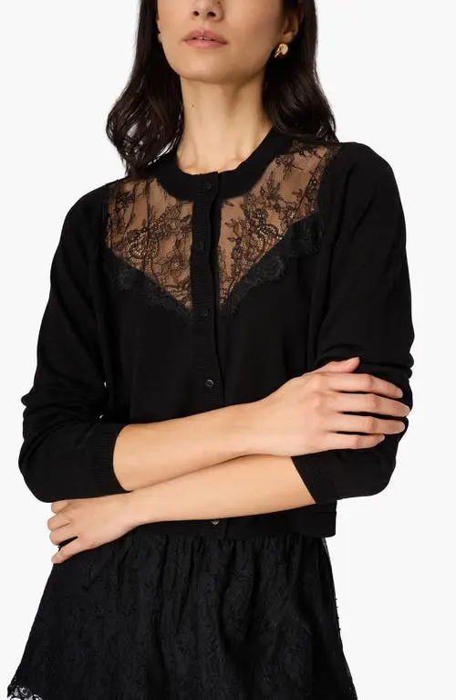 Cami Nyc Harleth Lace Panel Cardigan