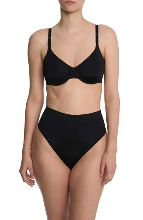 Natori Liquid Smooth Shape Underwire T-shirt Bra - Black