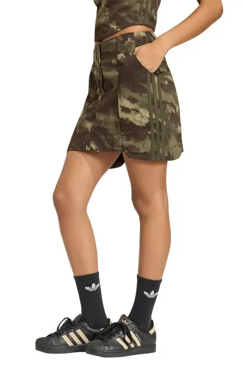 ADIDAS ORIGINALS Camo Cargo Miniskirt - Multicolor/night Cargo