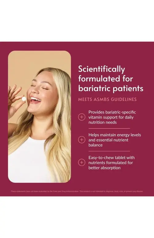 BARIATRIC ADVANTAGE Chewable Ultra Solo Multivitamin Without Iron Citrus 90 Tablets