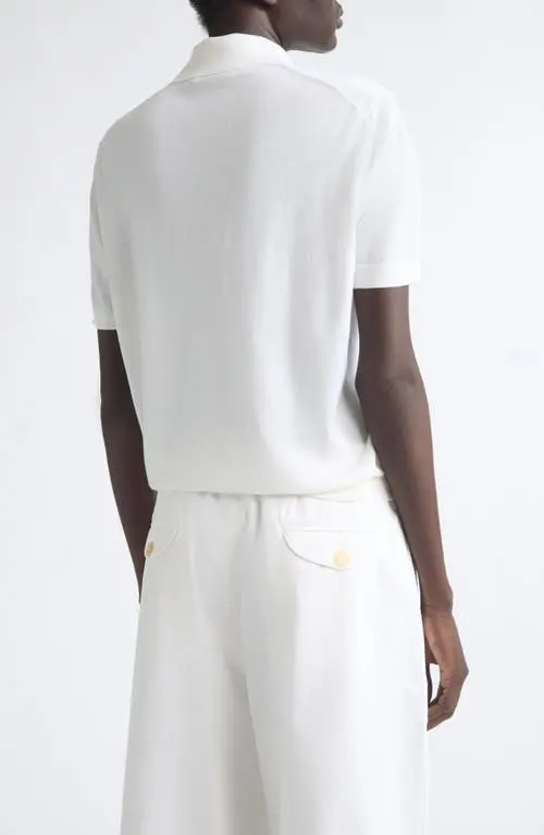 JIL SANDER Wool Crop Polo