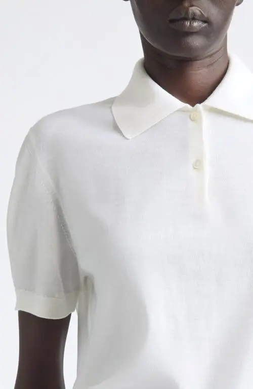 JIL SANDER Wool Crop Polo