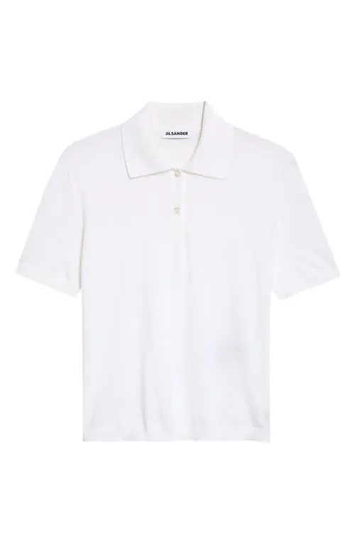 JIL SANDER Wool Crop Polo