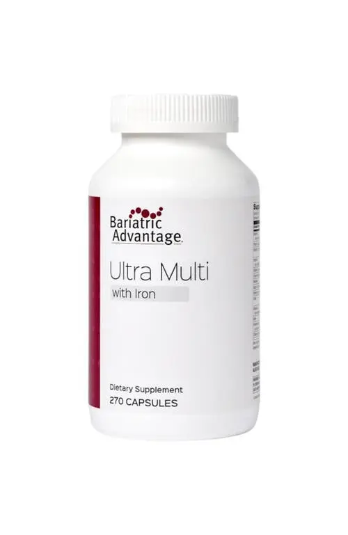 BARIATRIC ADVANTAGE Ultra Multi With Iron High Potency Daily Multivitamin 270 Capsules