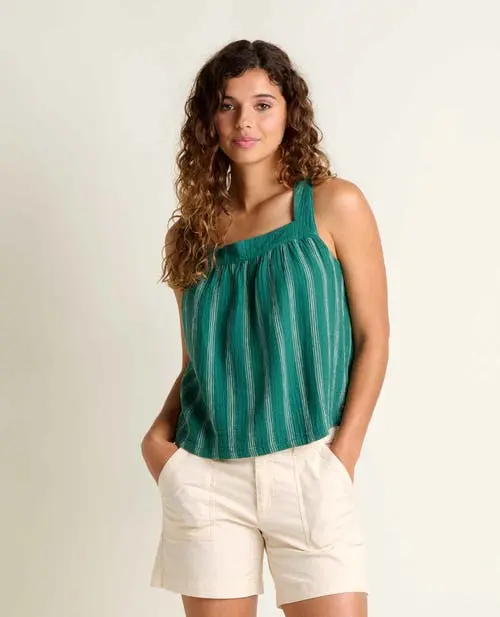 TOAD & CO Tate Double Weave Tank - Palm Pattern