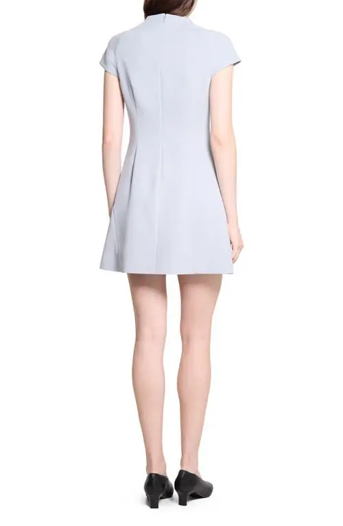 Theory Raglan Mock Neck Shift Mini Dress - Luna
