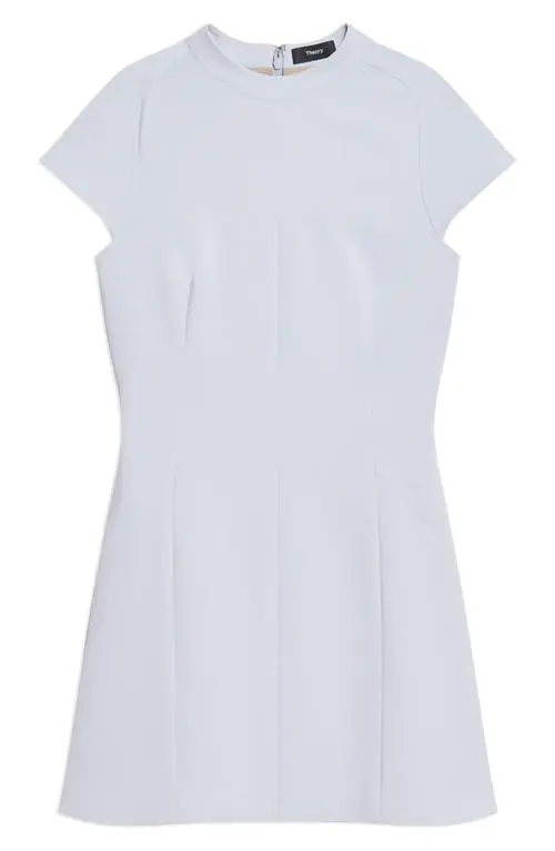 Theory Raglan Mock Neck Shift Mini Dress - Luna