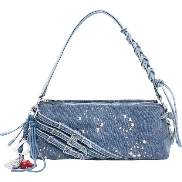Desigual Small Denim Shoulder Bag