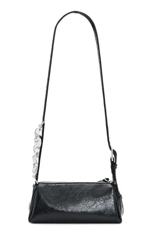 Desigual Small Faux Leather Crossbody Bag With Whimsical Charms