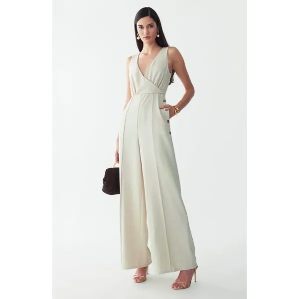 WILLA Justina Jumpsuit - Bone