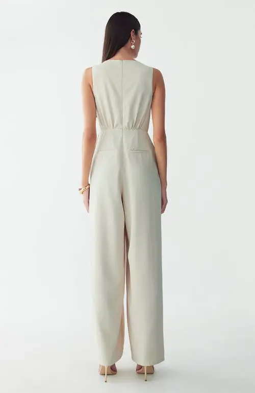 WILLA Justina Jumpsuit - Bone