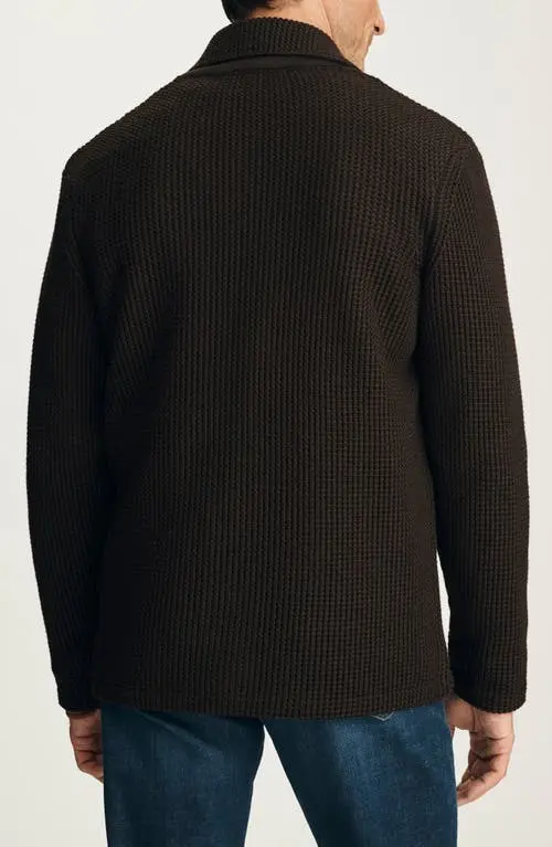 34 Heritage Birch Waffle Knit Sweater Blazer