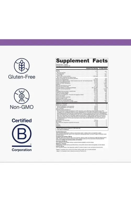 METAGENICS Wellness Essentials Brain Health Comprehensive Daily Multivitamin Packs 30 Packets