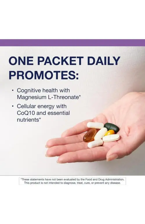 METAGENICS Wellness Essentials Brain Health Comprehensive Daily Multivitamin Packs 30 Packets