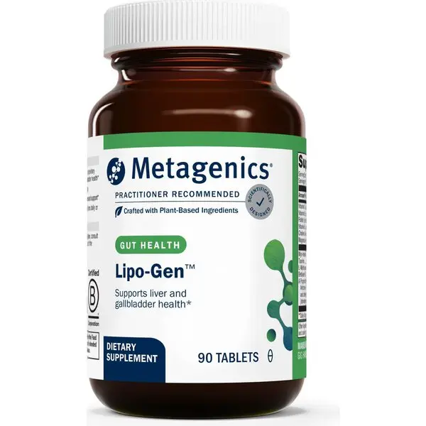 METAGENICS Lipo-gen Lipotropic Liver And Gallbladder Support Supplement 90 Tablets - None