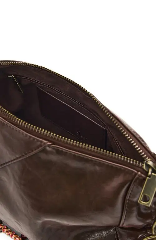 Desigual Medium Faux Leather Crossbody Bag With Charm Strap