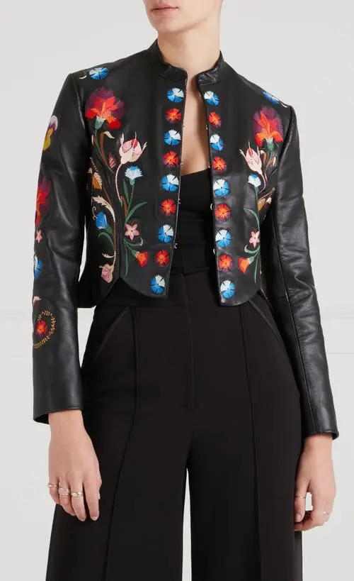 TEMPERLEY LONDON Toledo Fitted Jacket - Black