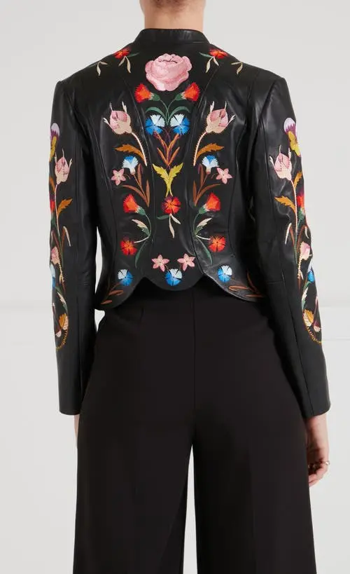 TEMPERLEY LONDON Toledo Fitted Jacket - Black