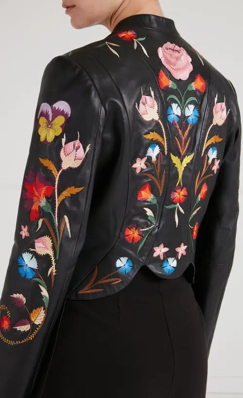 TEMPERLEY LONDON Toledo Fitted Jacket - Black