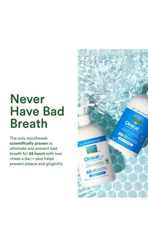 SMARTMOUTH Clinical Activated 2-bottle Mouthwash System 16 Fl Oz Each
