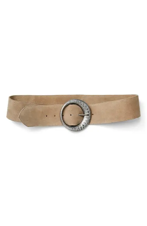 Free People Luna Suede Hip Belt - Ecru