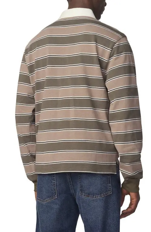 Joe's Jeans Stripe Rugby Shirt - Tea Leaf Multi