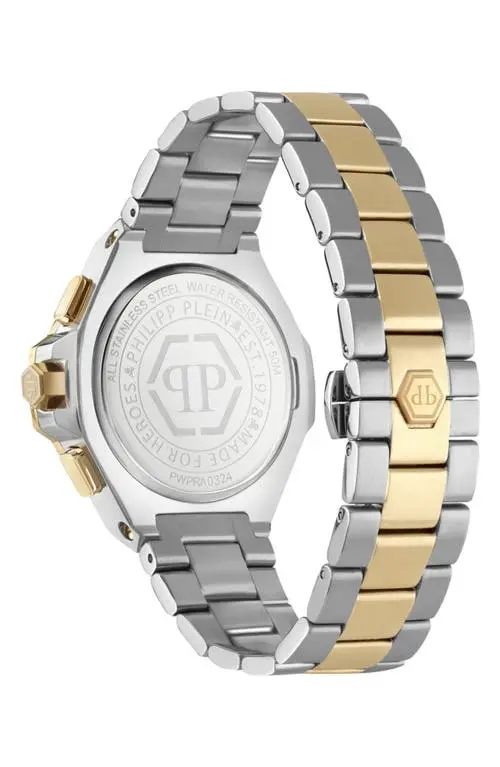 Philipp Plein Royal Chronograph Stainless Steel Bracelet Watch